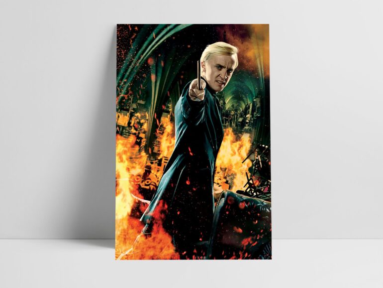 Harry Potter Filmski Poster - Draco Malfoy - Bazzinga Shop