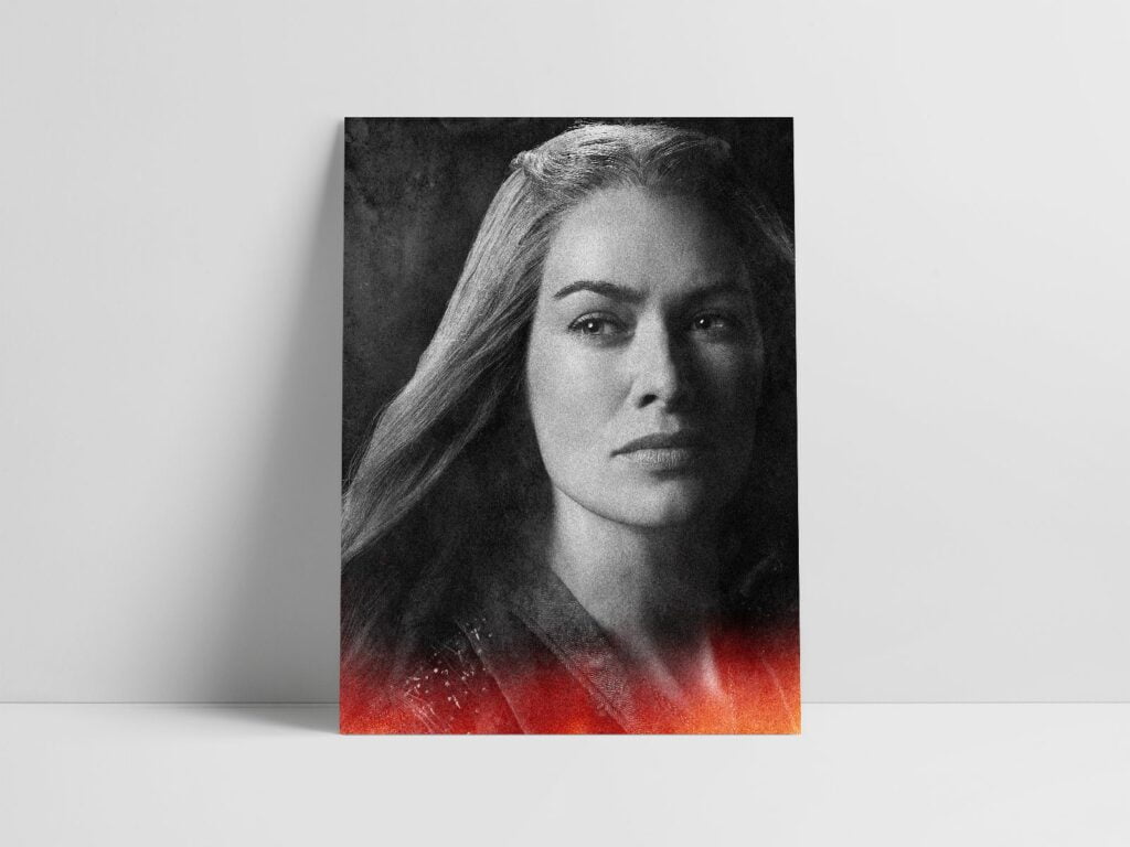 Game of Thrones Cersei Lannister Poster - Bazzinga Shop