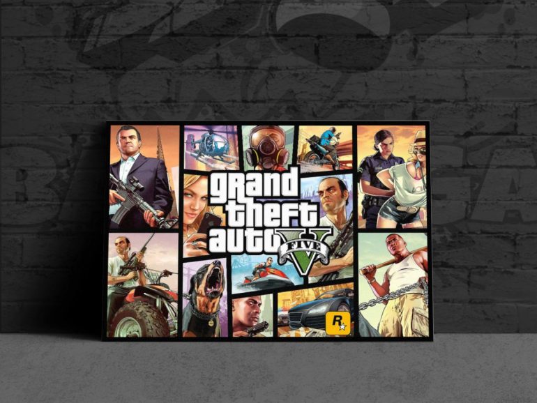 GTA V Poster 2 - Bazzinga Shop