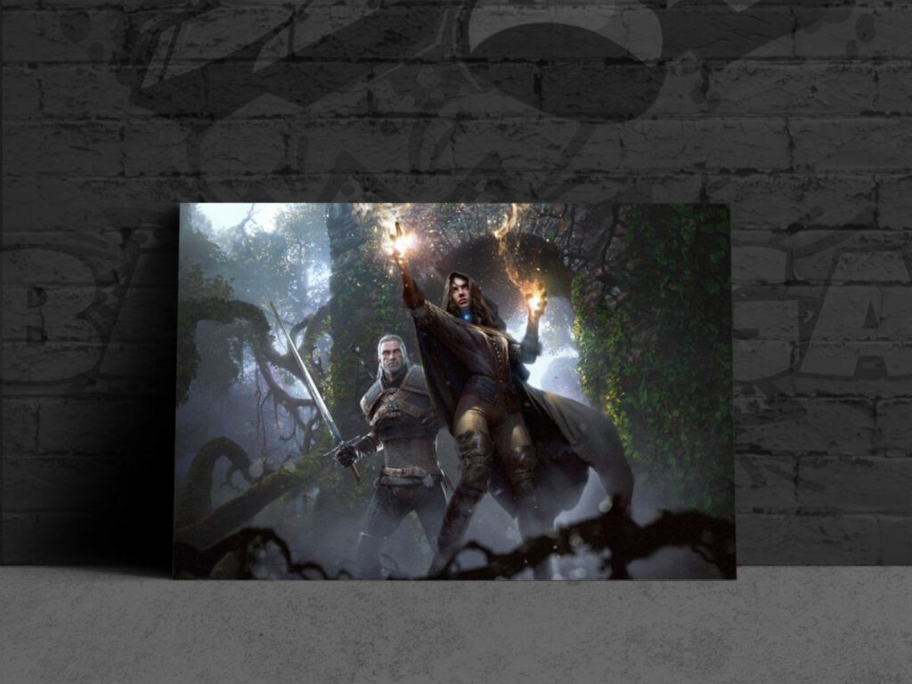 Witcher v4 Poster - Bazzinga Shop
