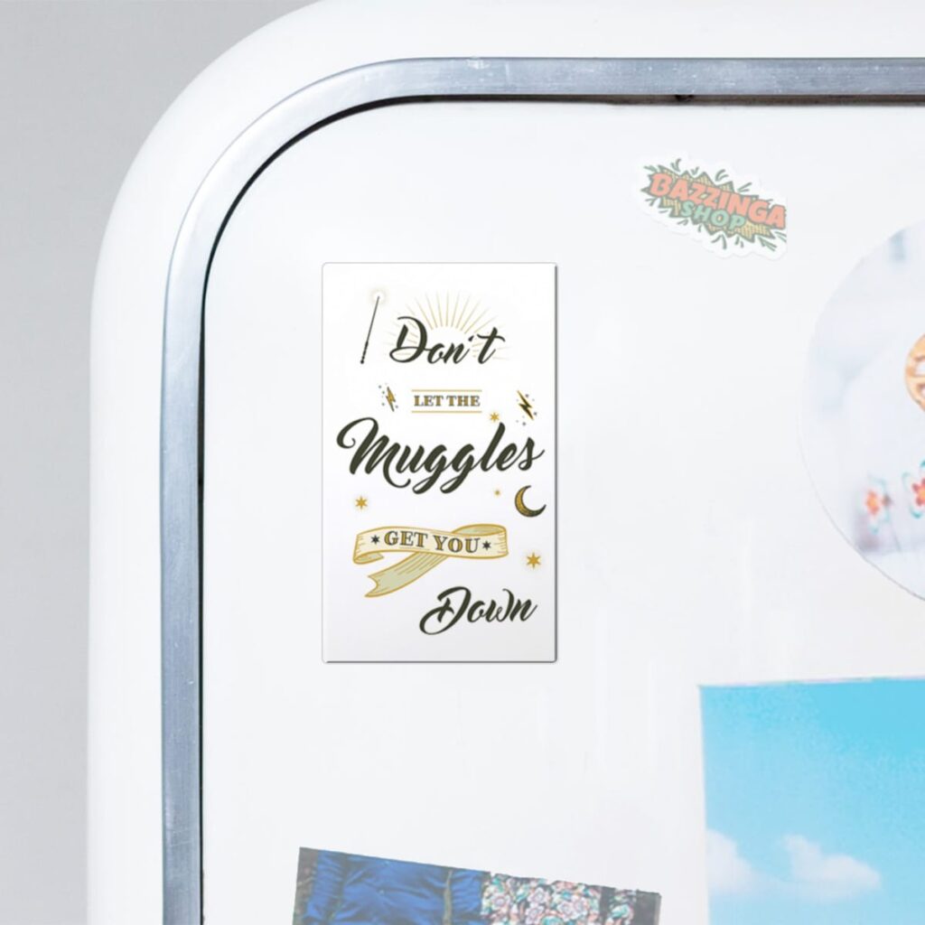Don't let the Muggles get you down Magnet - Bazzinga Shop